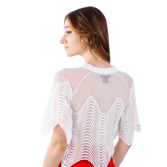 Gracia | Tops | Side Zipper Detail Net Top | Poshmark